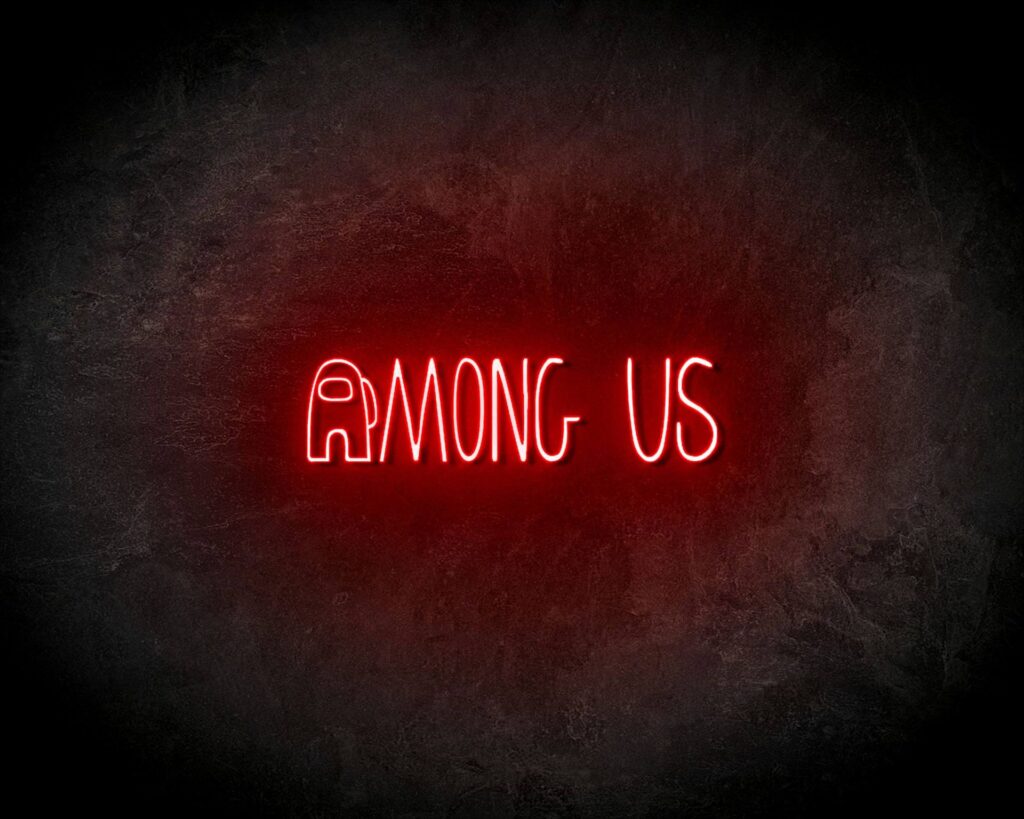 LED Neon Sign Among Us - The Neon Company - DK